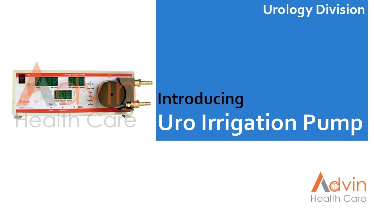 ADVIN Urology Irrigation Pump | Medical Irrigation Pump - YouTube