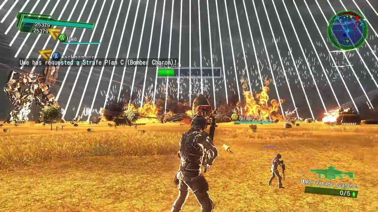 EDF Earth Defense Force 4.1 DLC 1 Online Mission 23 Final Impact Ranger ...