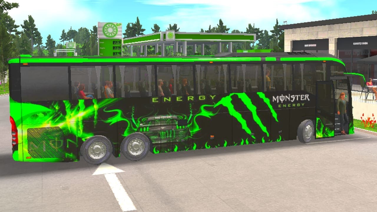 Bus Simulator Ultimate | Monster Skin Volvo Bus | The Crazy Driver ...