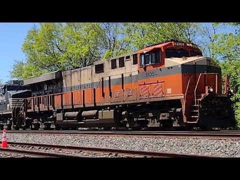 NS 178 With NS 8105 Interstate Heritage Unit - YouTube