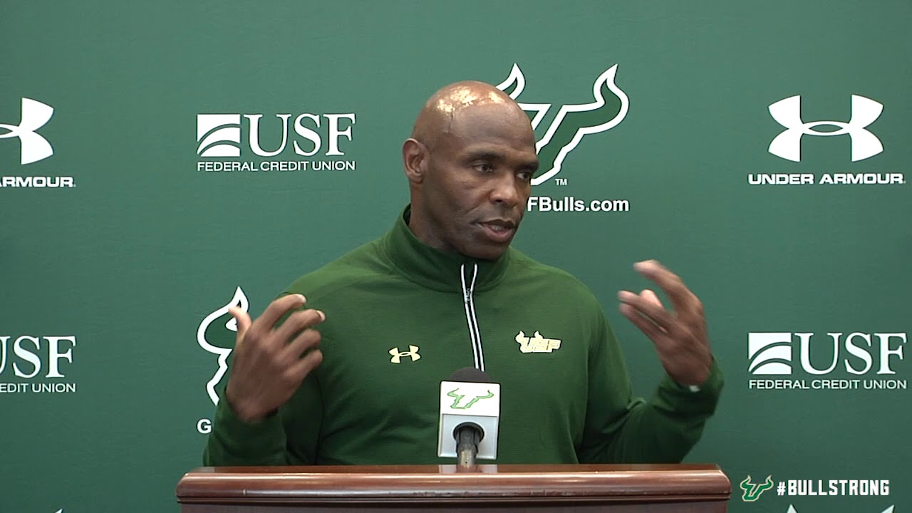 USF Football: Week 12 (UCF) Press Conference - Coach Strong & Cameron ...