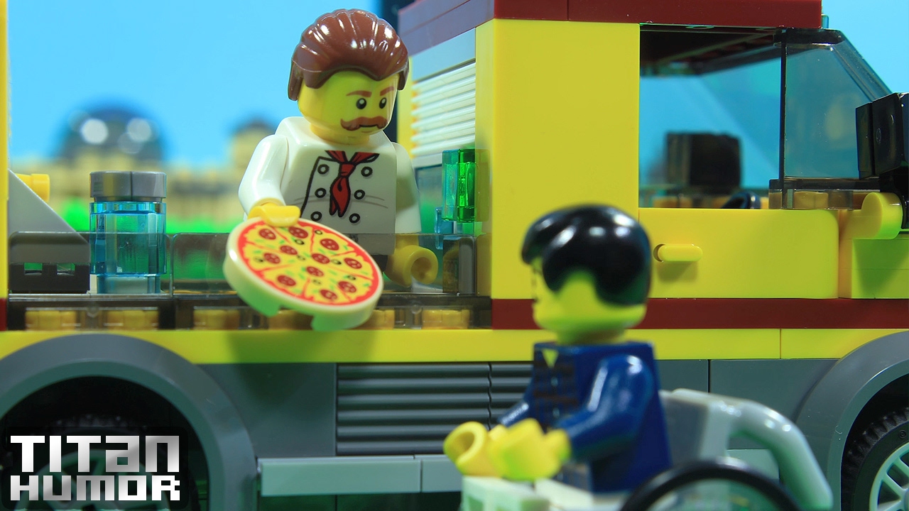 Lego Pizza Van - YouTube