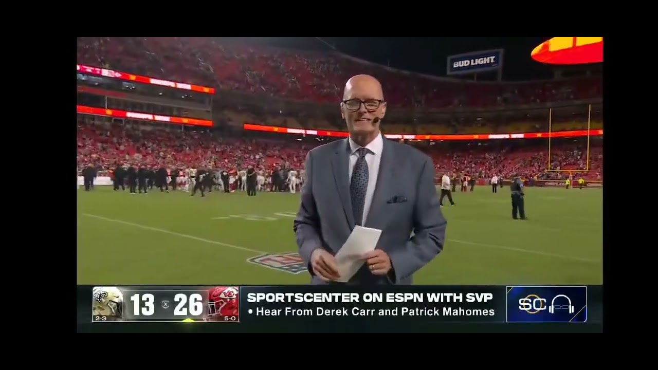 NFL on ESPN Ending NO at KC - YouTube