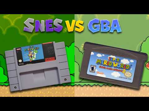 Super Mario World: Super Nintendo vs Game Boy Advance