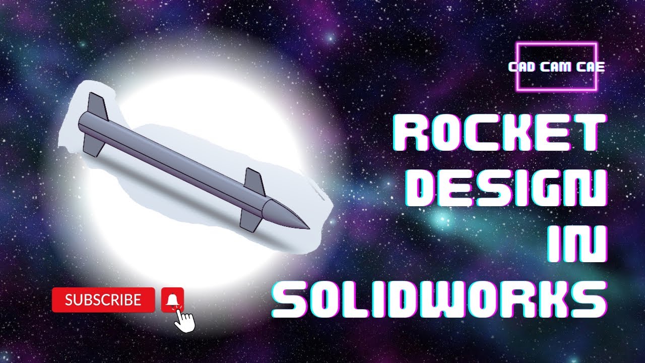 Rocket design using Solidworks - YouTube