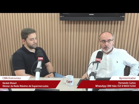 CBN VALE 1ª edição: Daniel Khouri - Diretor da Rede Máximo ...