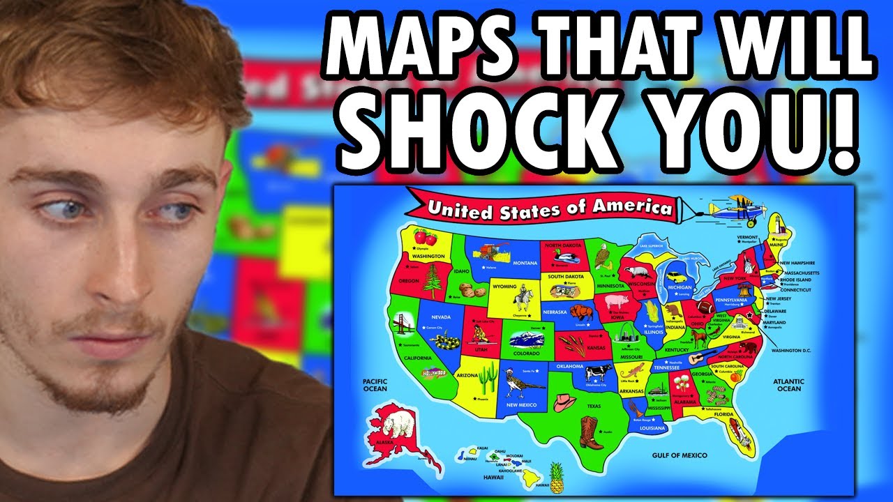 Reacting to 30 Fun Maps That Will Shock You! - YouTube