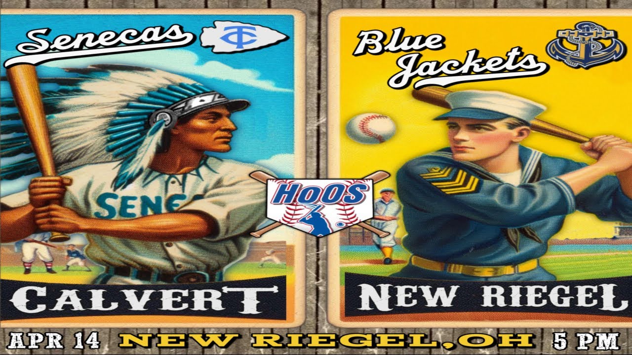 New Riegel vs Calvert Baseball 4-14-25 - YouTube