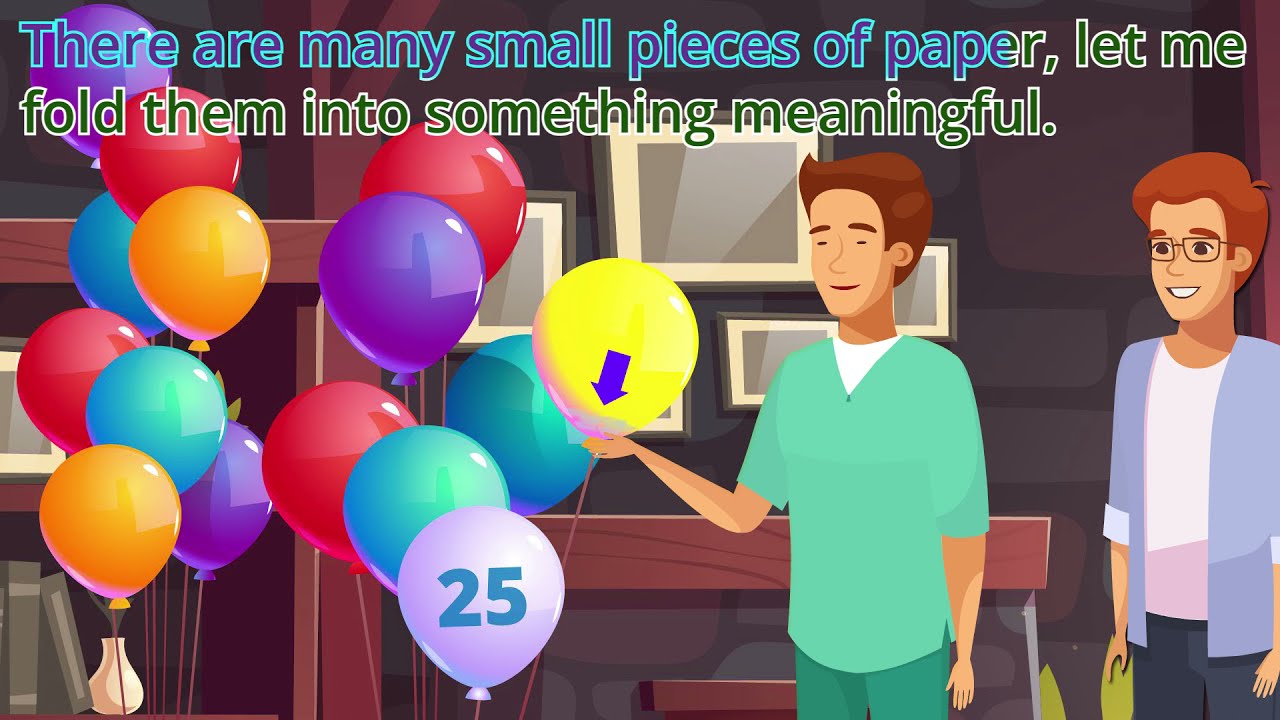 Birthday party game | English speaking practice - YouTube