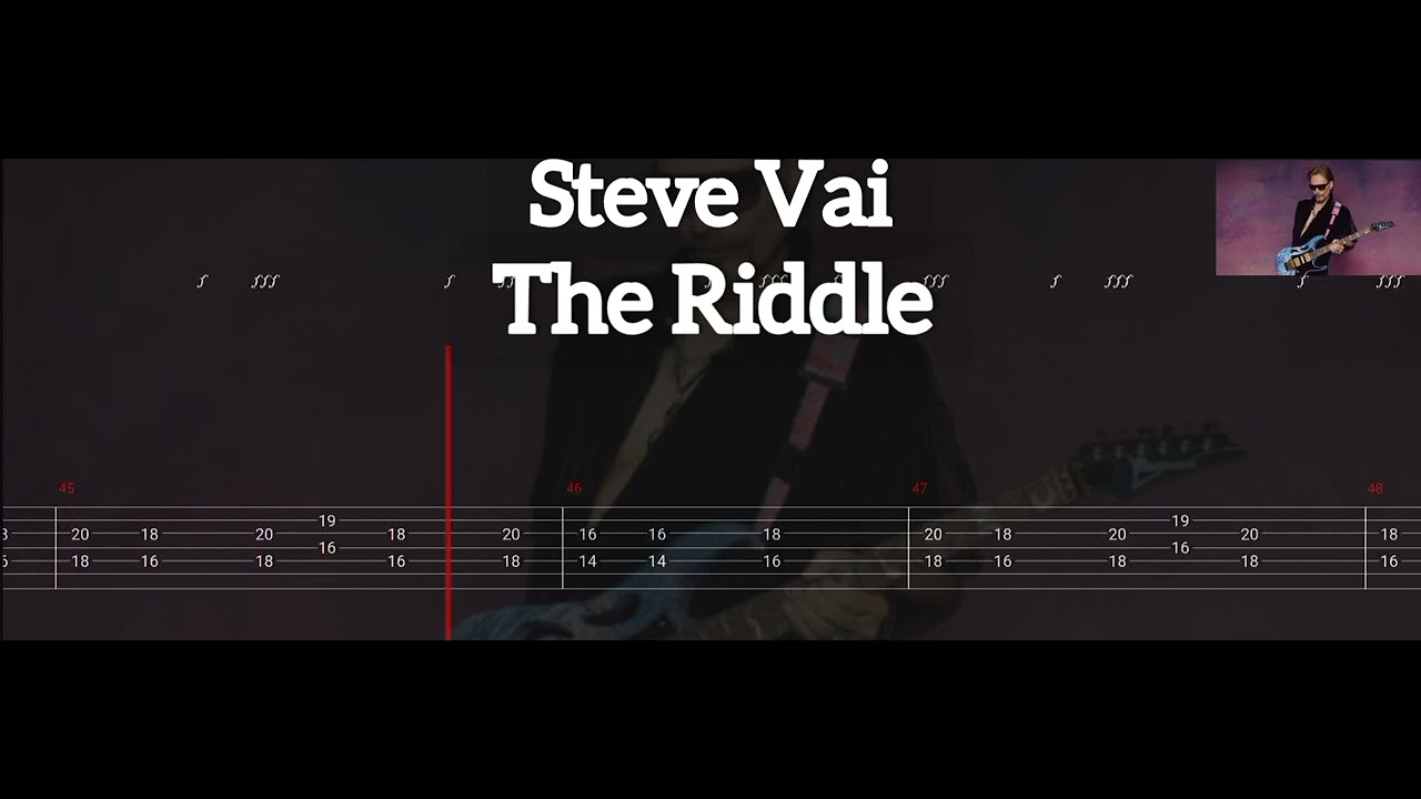 Steve Vai - The Riddle ( Tab Guitar ) - YouTube