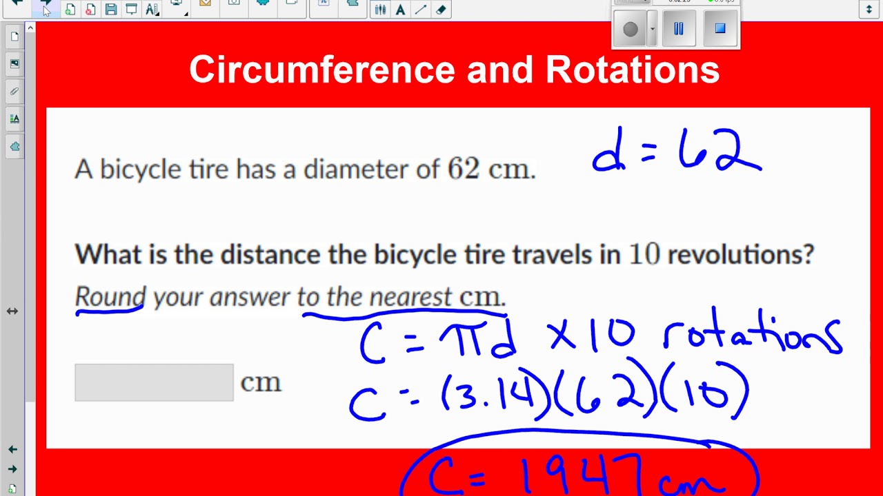 Notes - Circumference and Rotations - YouTube