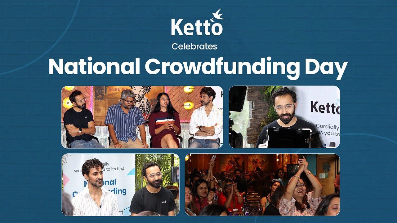Celebrating National Crowdfunding Day with Ketto - YouTube