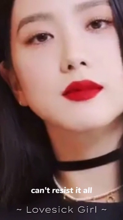 Red Lips - jisoo(ai) #jisoo #jennie #lisa #rosé #shorts #blackpink # ...