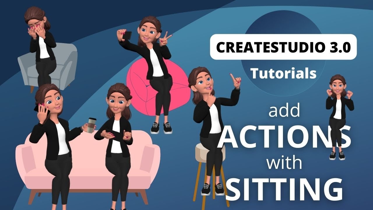 CreateStudio: Add Actions to Sitting (Tutorial) - YouTube