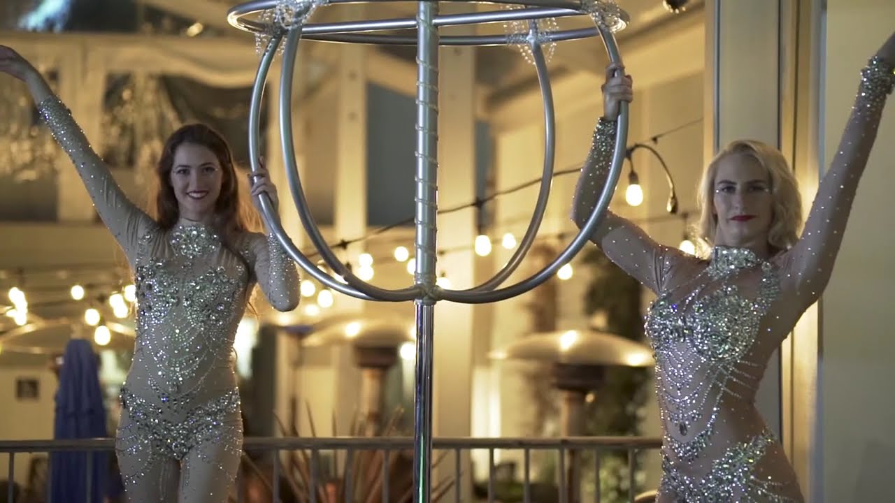 Cirque Mirage, LLC Freestanding Chandelier - YouTube