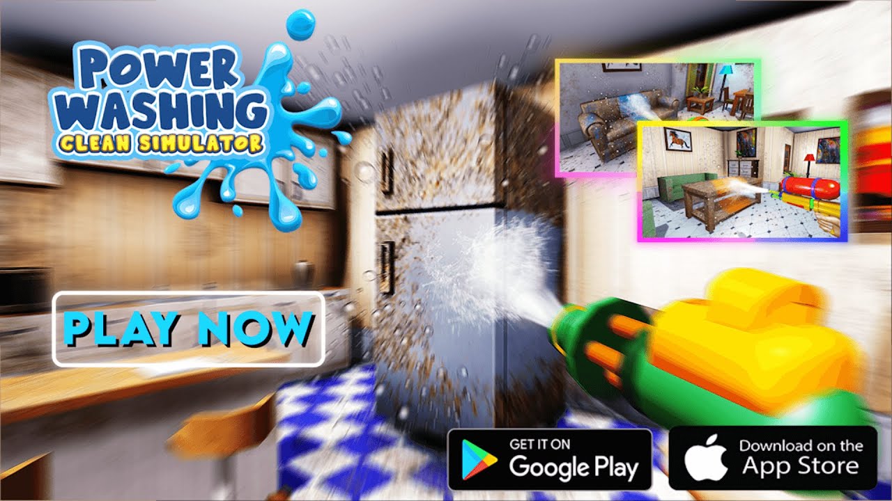 Power Washing | Gun Simulator 3D | 3D Brains | #andriod #andriodgames # ...