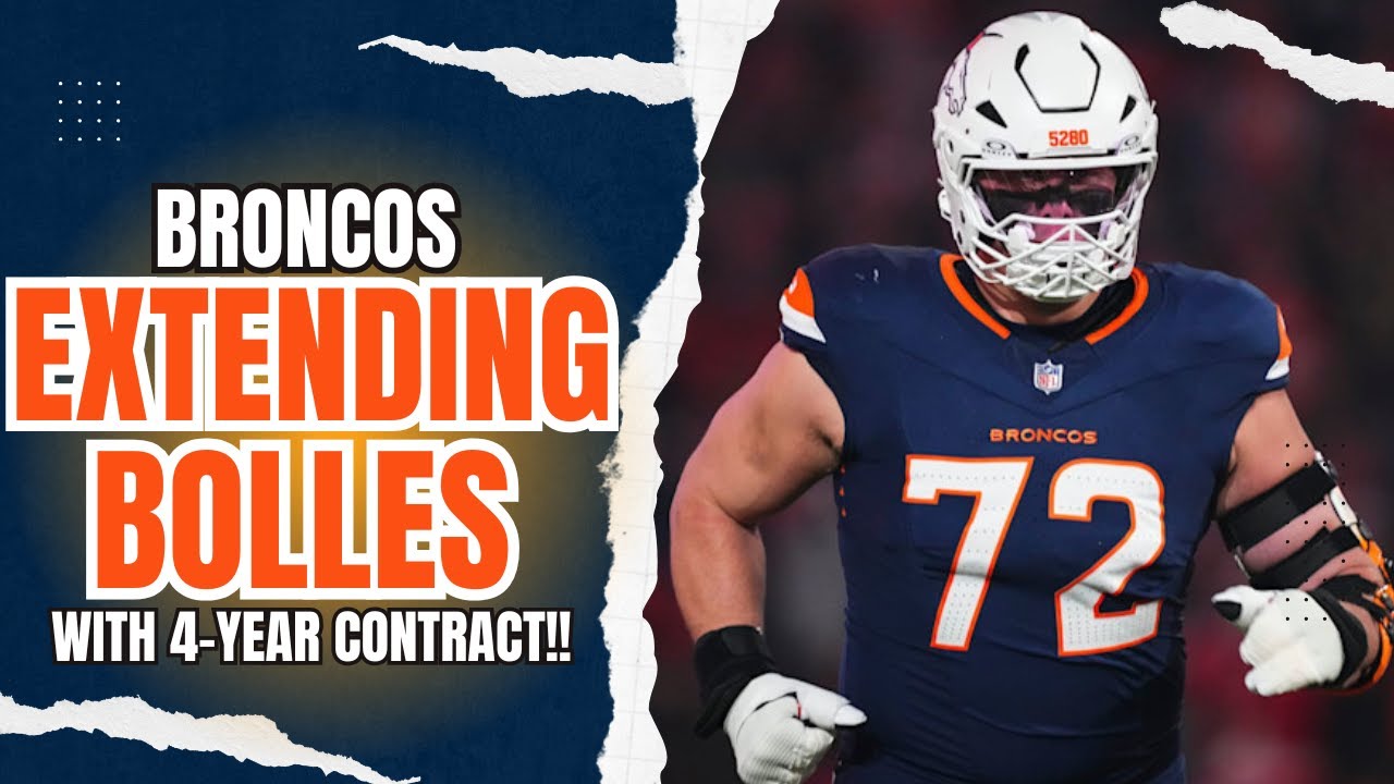 Denver Broncos EXTEND Left Tackle Garett Bolles to 4-Year Deal!! - YouTube