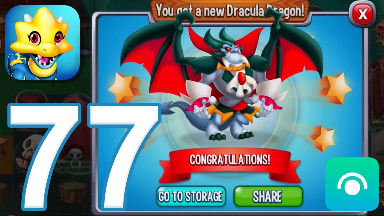 Dragon City - Gameplay Walkthrough Part 77 - Dracula Dragon (iOS ...