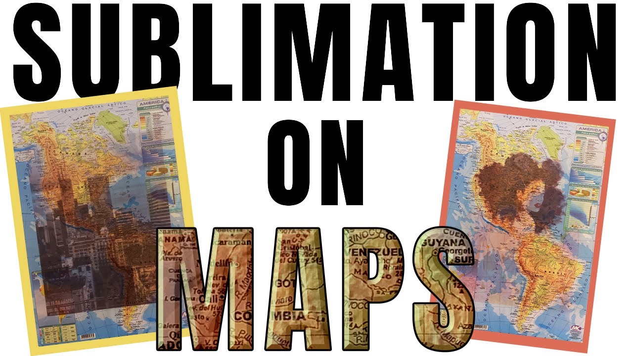 Sublimation Printing on Paper | Unbelievable Results on Maps! - YouTube
