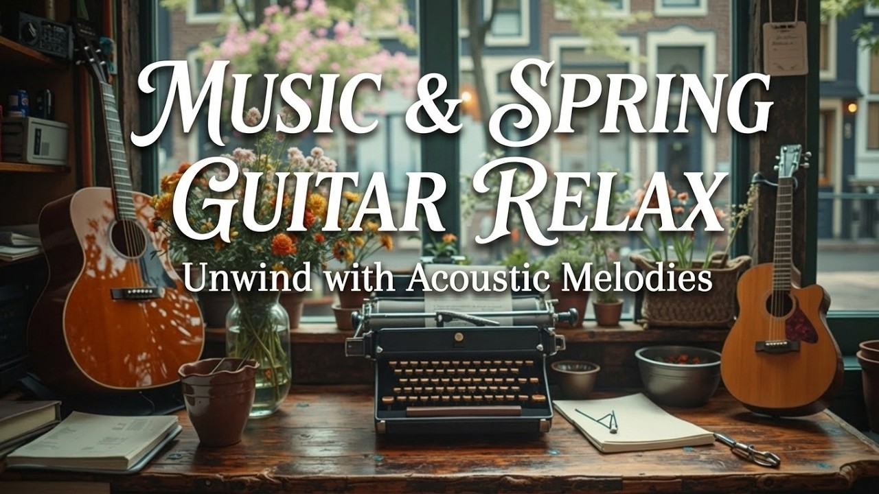 Calm Acoustic Instrumental - Relaxing Solo Guitar - Spring Guitar Solo ...