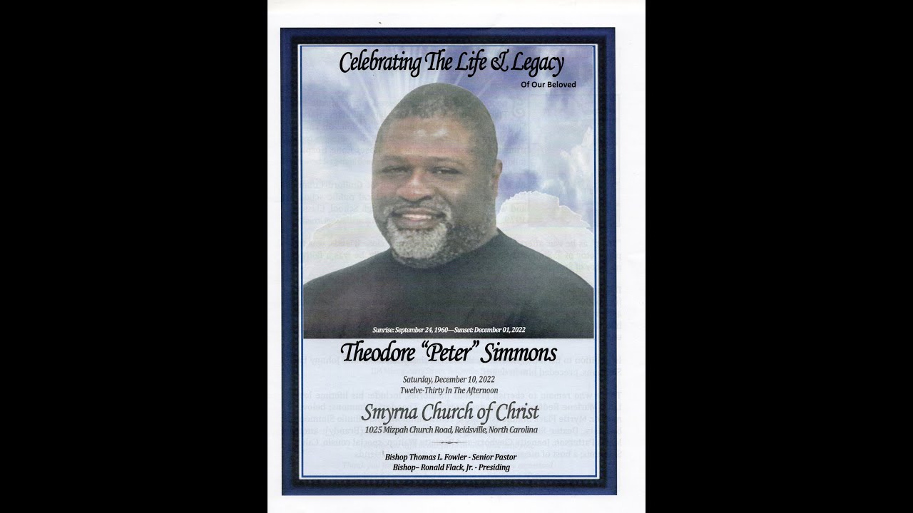 Theodore "Pete" Simmons - YouTube