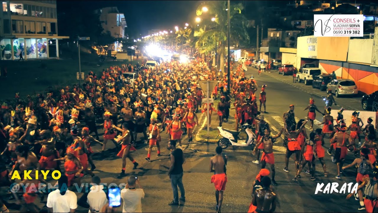 AKIYO à Pointe à Pitre dimanche 4 février 2018 (KARATA) - YouTube