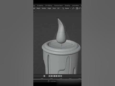 Modeling Candle in Blender. - YouTube