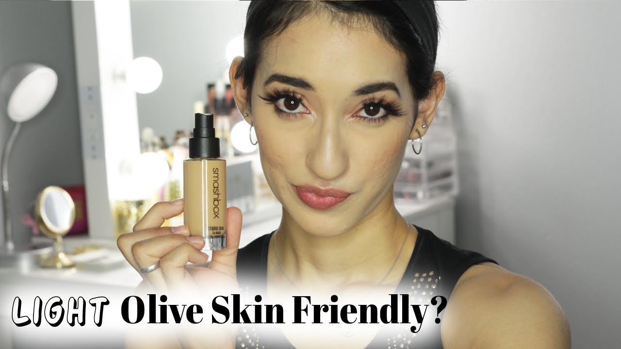 Light Olive Foundation Series | Smashbox Studio Skin 24 Hr Hydra - YouTube