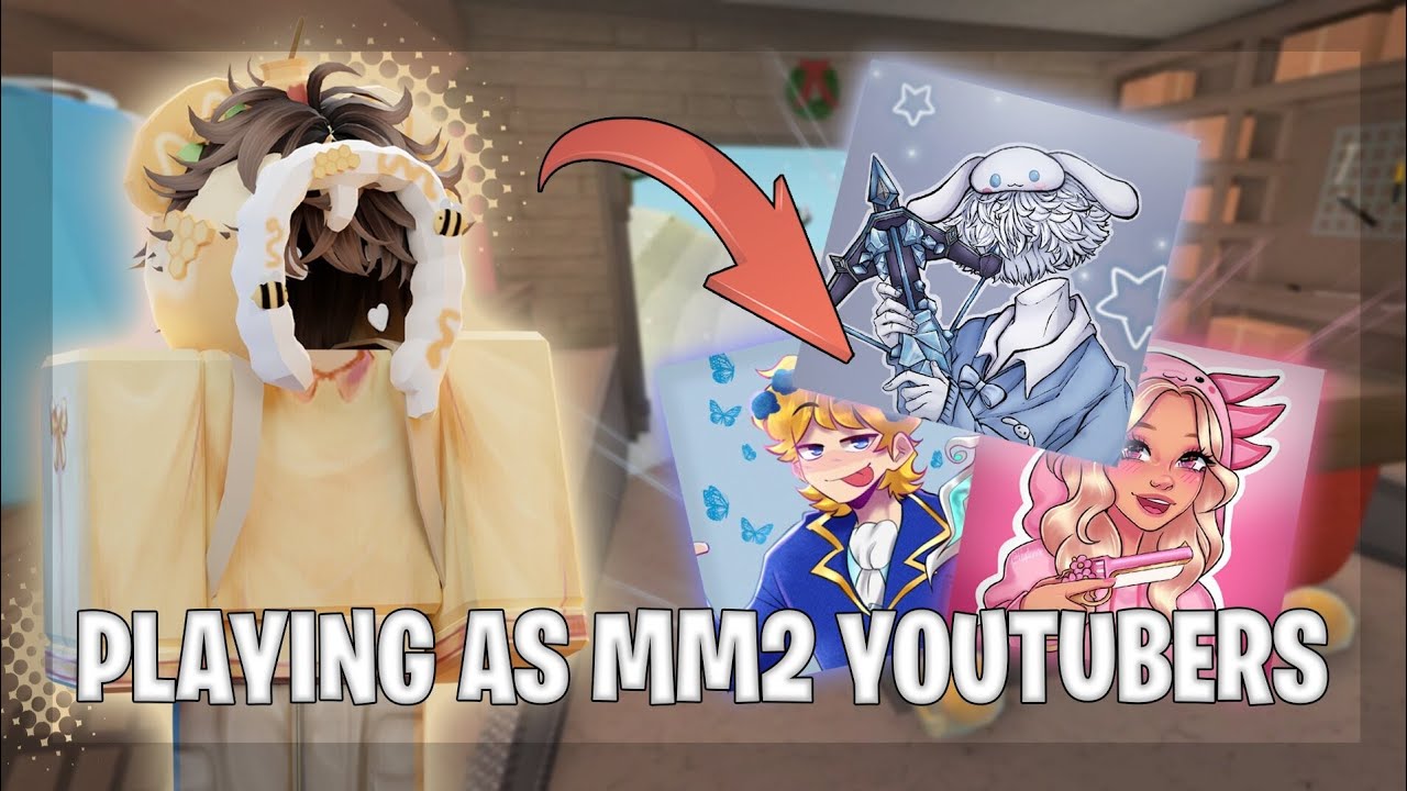 PLAYING ZYLEAK'S MM2 as DIFFERENT MM2 YOUTUBERS PART 2 (All Wins ...