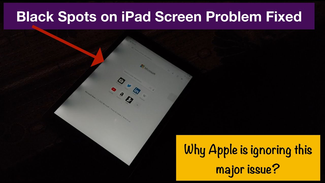Black Spots On IPad Screen Problem Fixed My Horrible Experience With IPad YouTube black-spots-on-ipad-screen-problem-fixed-my-horrible-experience-with-ipad-youtube