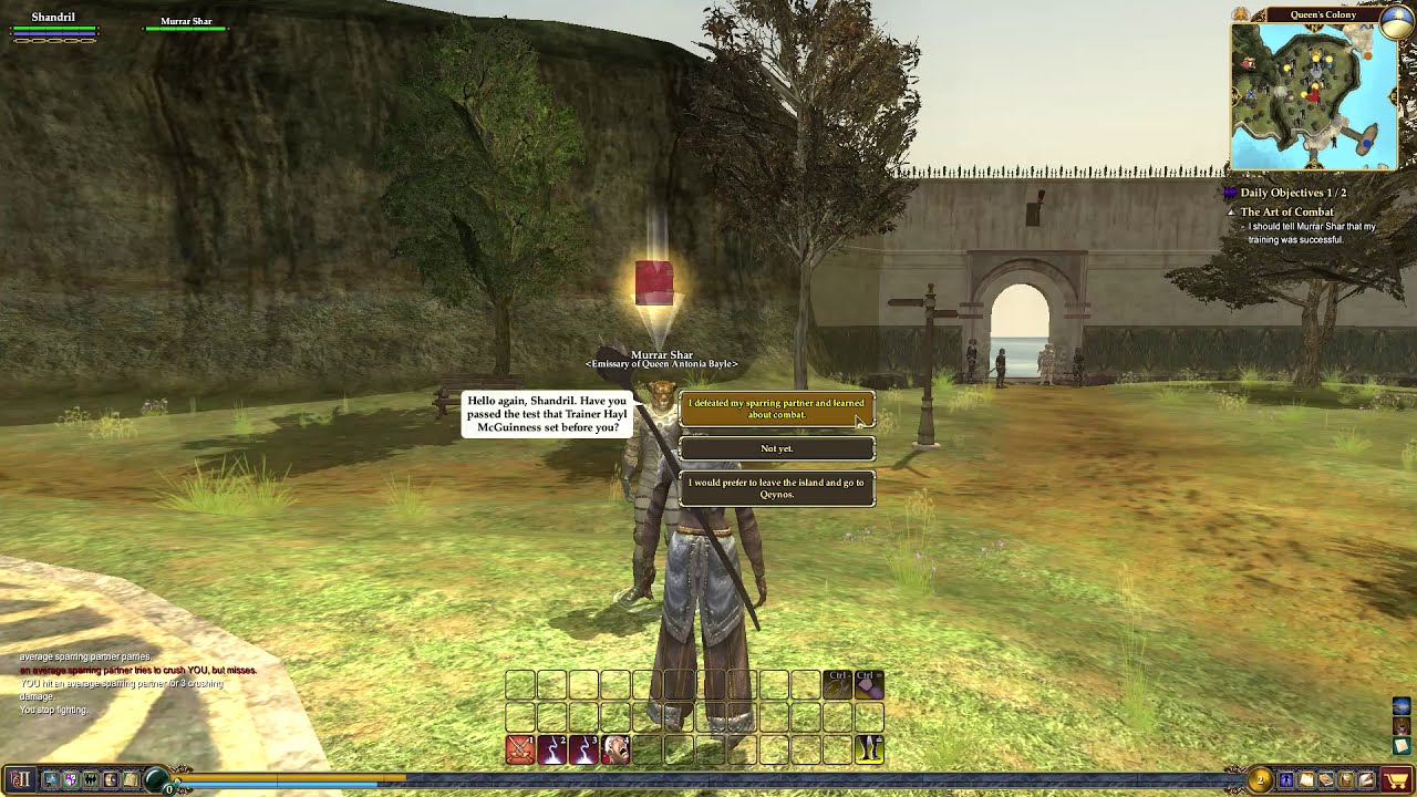EverQuest II EQ2 The Art of combat Quest Queens colony - YouTube