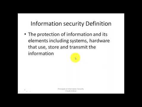 Lecture 1 - Information Security 2024 - YouTube