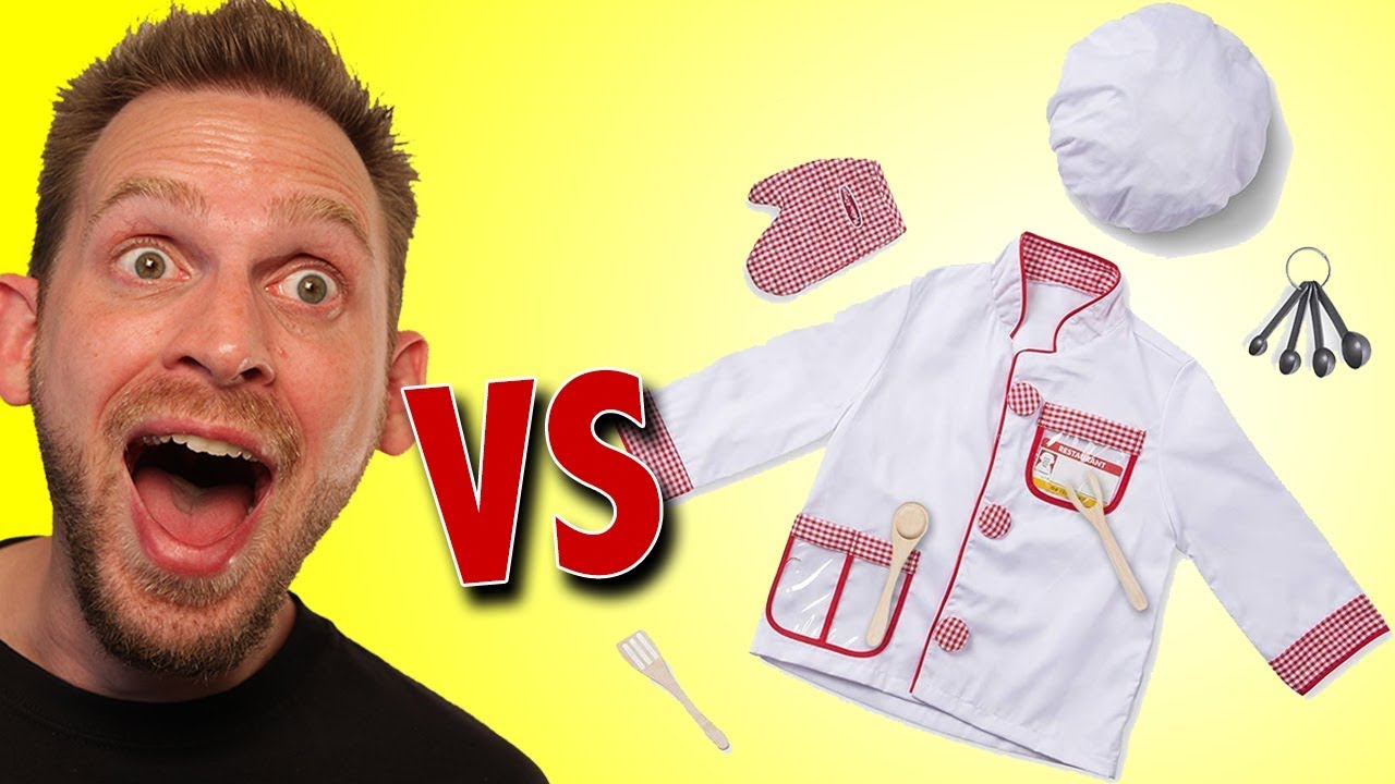 Chef Role Play Costume Unboxing - YouTube
