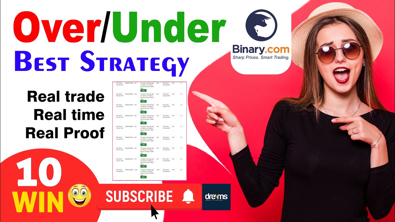 💥BINARY OPTION💥OVER/UNDER💥REAL TRADE 💥NO LOSS💥 - YouTube