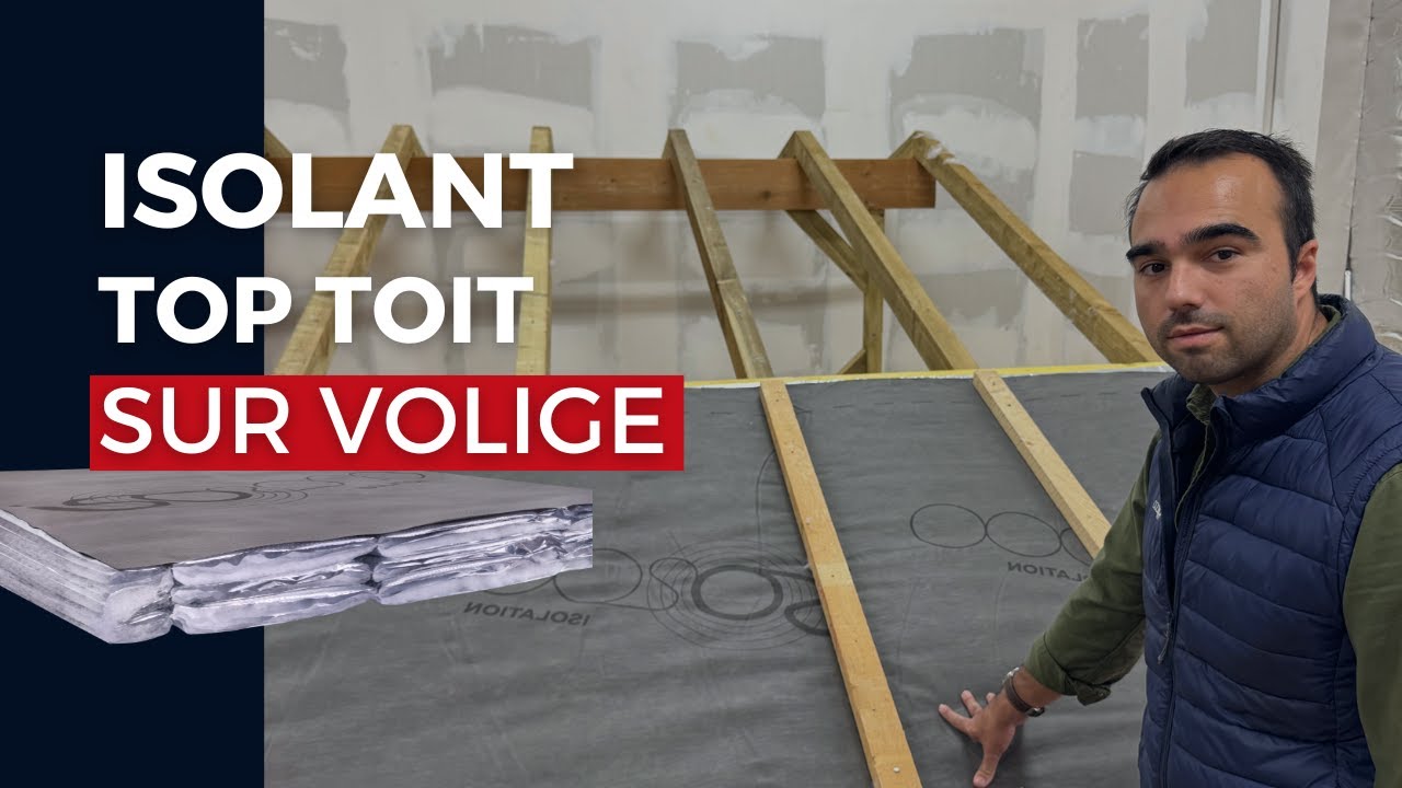 Pose sur volige - Isolant TOP TOIT - YouTube