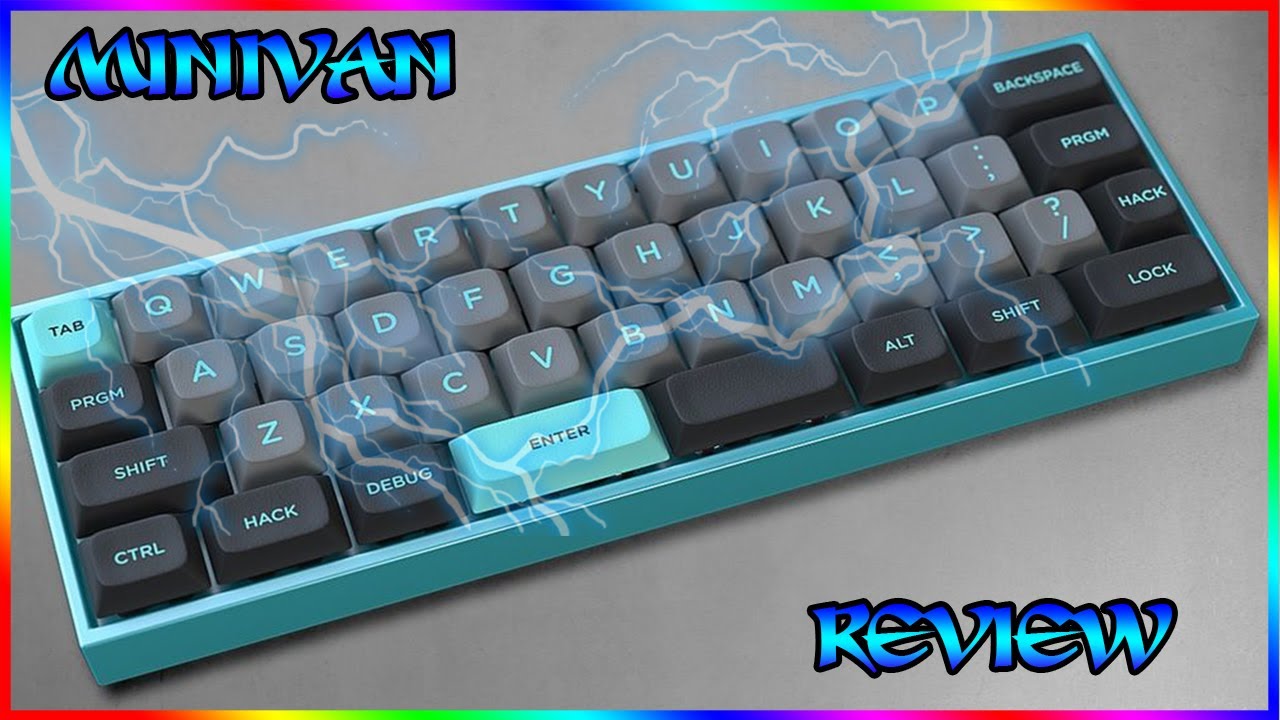 OG Minivan 40% keyboard review and typing test. - YouTube