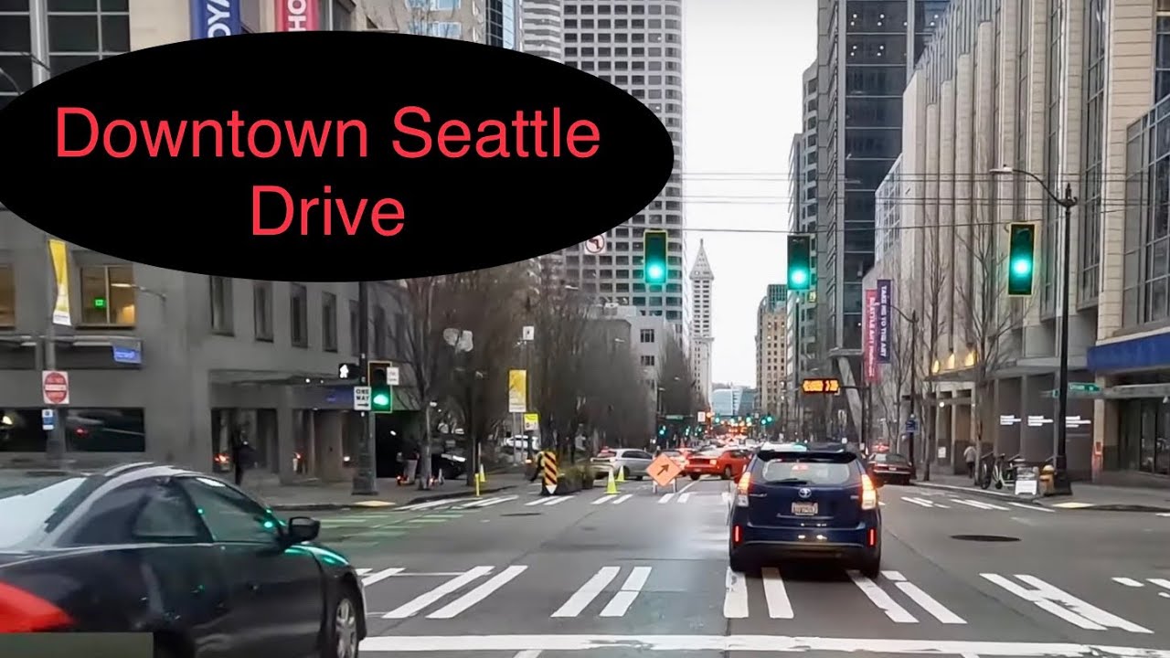 Drive into Downtown Seattle from 520 - YouTube