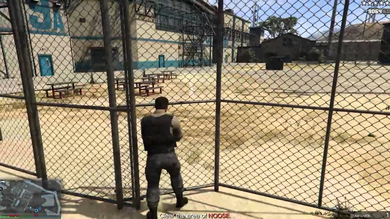 Grand Theft Auto V - Prison Break Heist - Prison Officer - YouTube