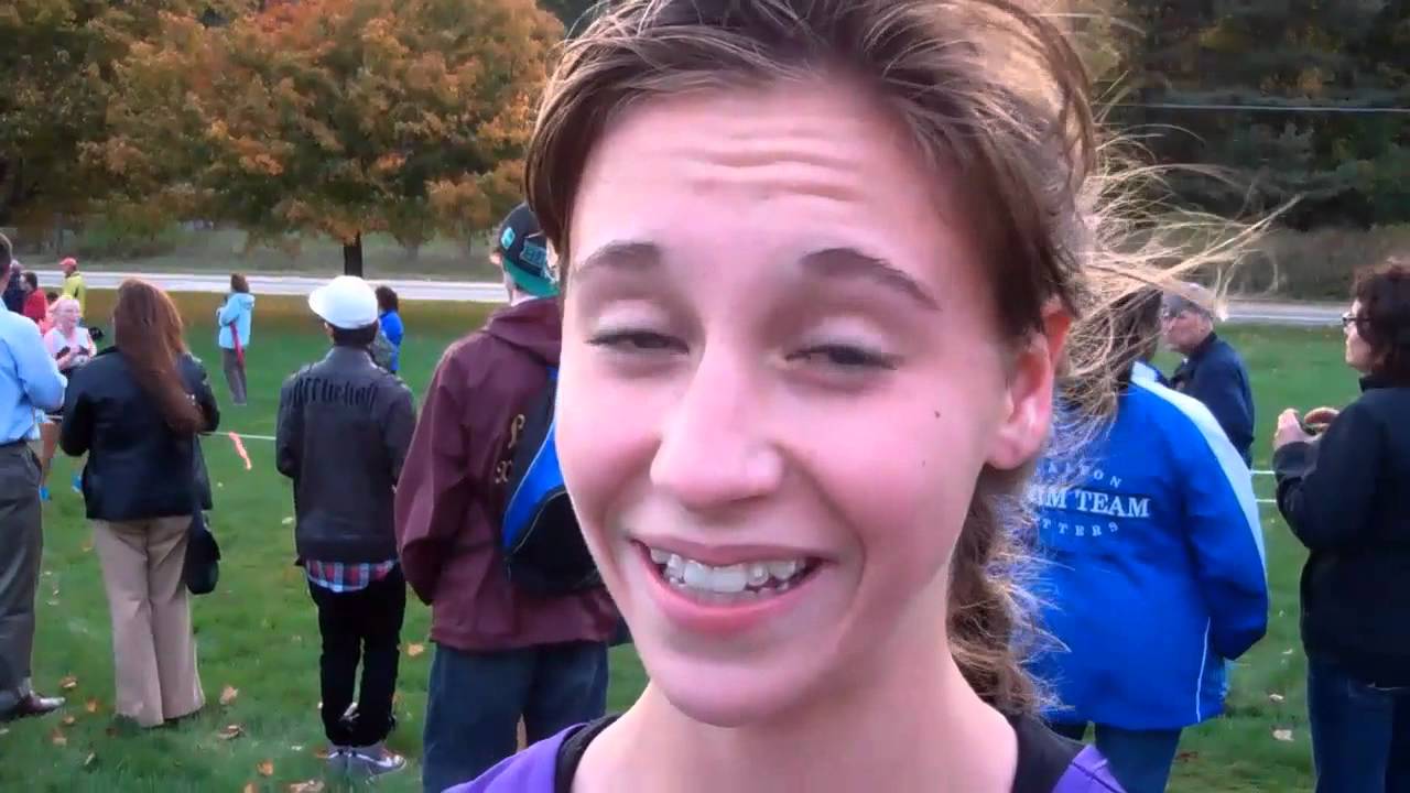 Cross country at Monument Mountain: Girls winner Lauren Farry - YouTube