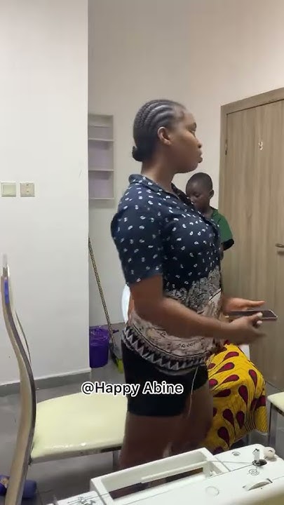 My mom getting ready to go back to the village - YouTube