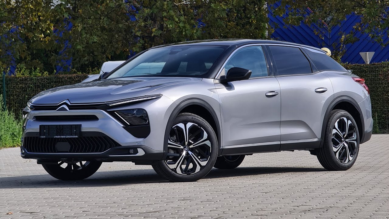 Citroën C5 X Shine 1.6 PureTech 180 EAT8 Artense Grey - YouTube