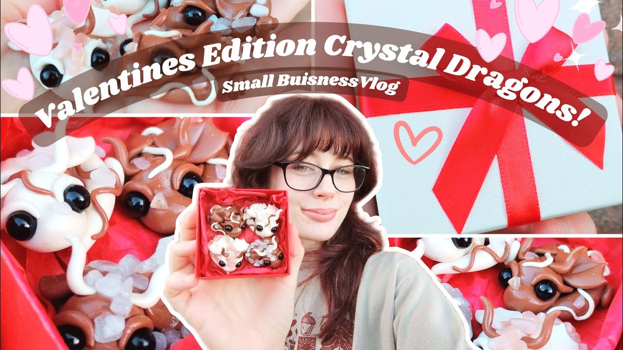 Making 'Chocolate Box' Crystal Dragons For Valentine's Day! | Small ...