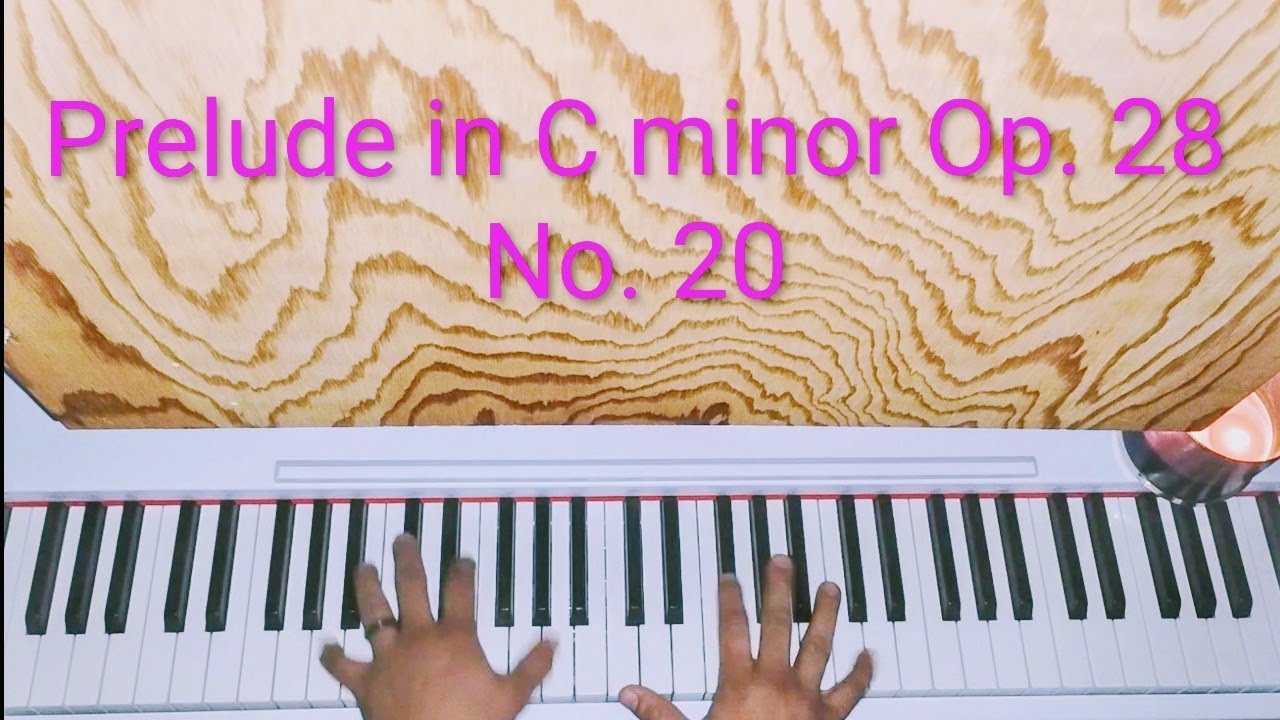 Chopin - Prelude in C minor Op. 28 No. 20 (performance on digital piano ...