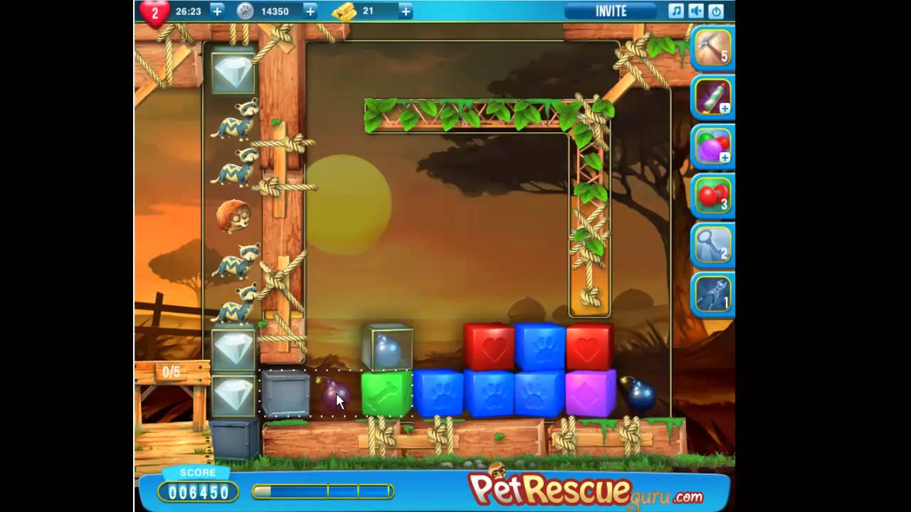 Pet Rescue Saga Level 100 Walkthrough - YouTube