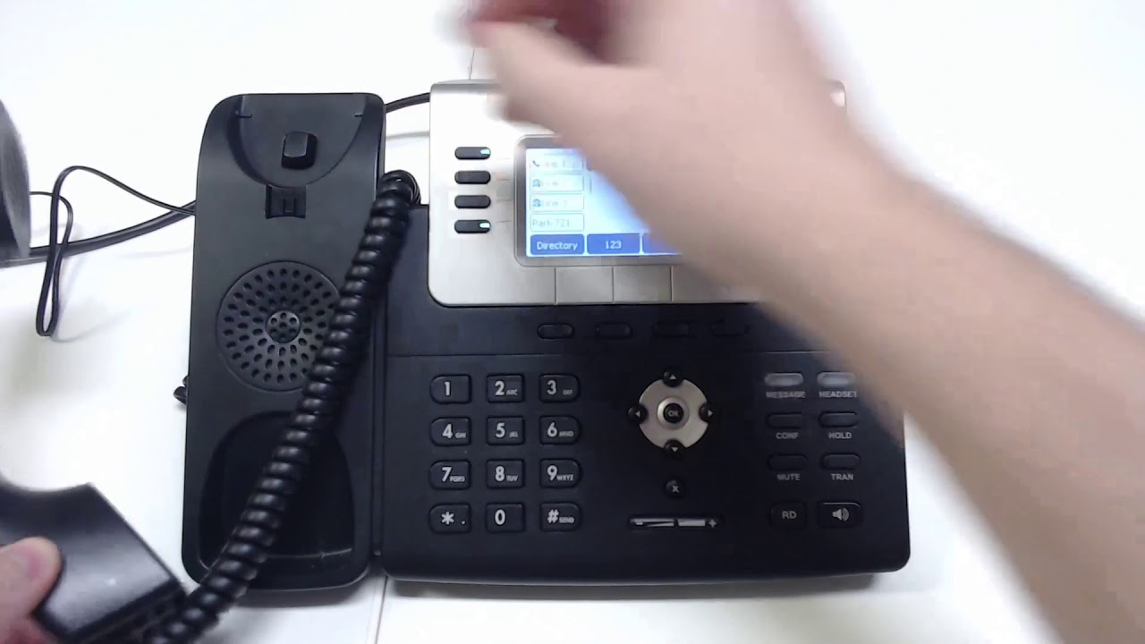 Vested Networks | Yealink T27G Basic Tutorial - YouTube