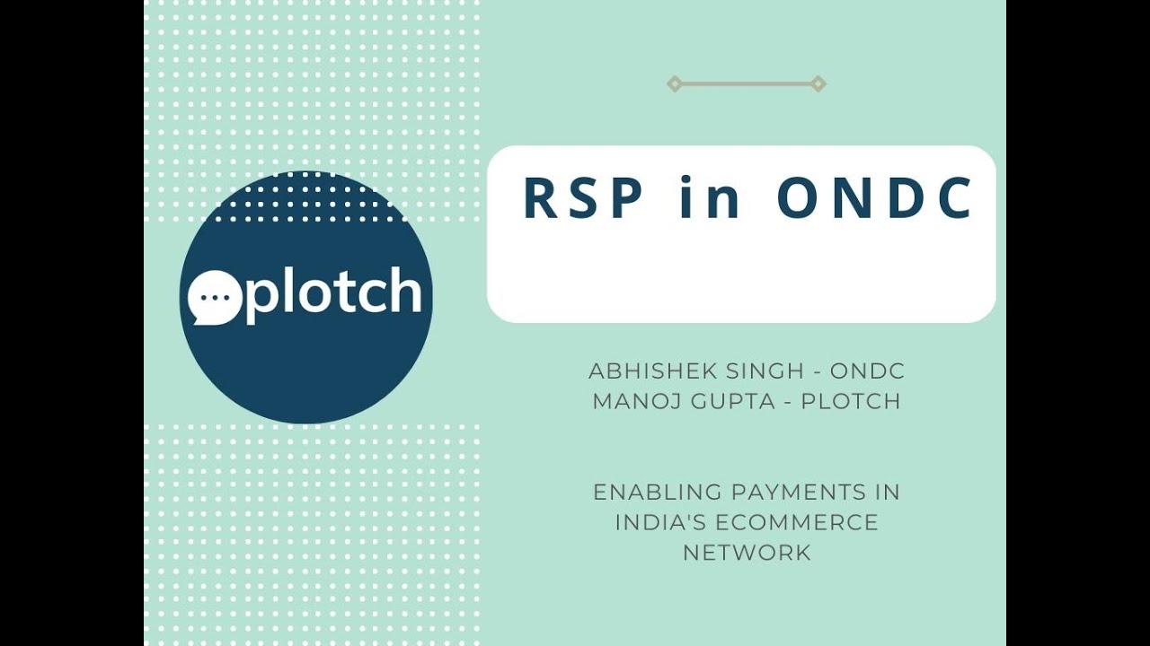 Understanding RSP : For Payments and Settlements in ONDC - YouTube