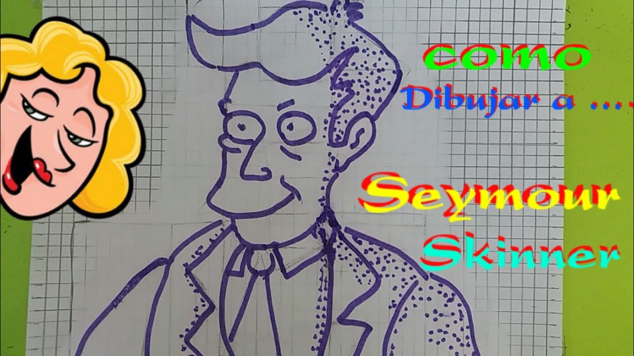 Como dibujar a Seymour Skinner (los Simpson) how to draw Seymour ...