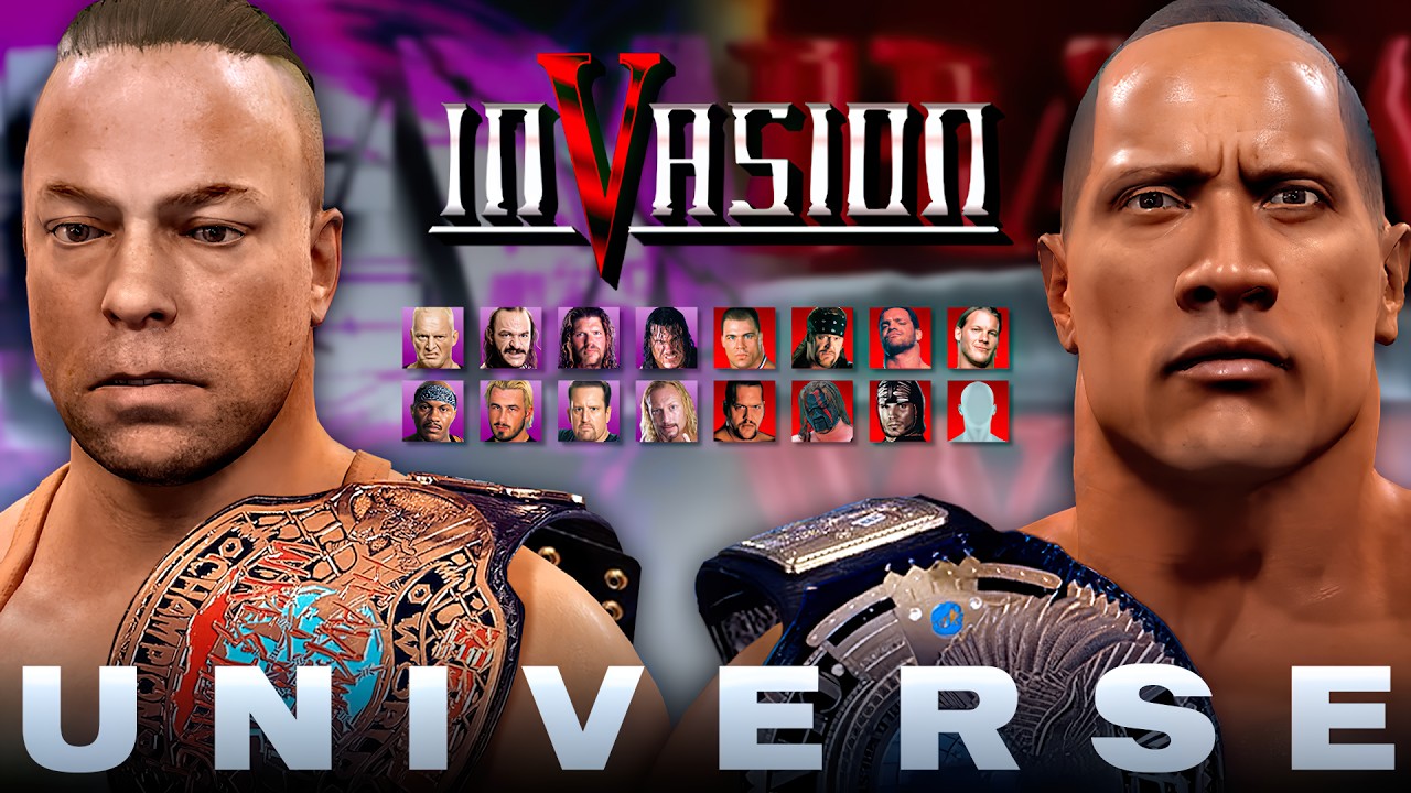 I Built The Best Universe Mode but it's WWF vs ECW 2001! (WWE 2K23 ...