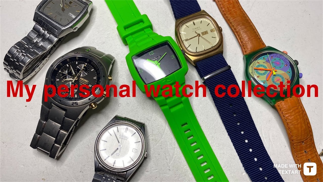 My personal watch collection plus 3 dream watches - YouTube