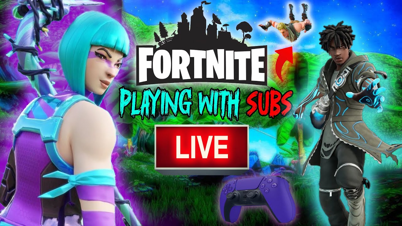 🏆FORTNITE *LIVE* AUGUST 4TH🏆 - PLAYING WITH SUBS! (165 FPS w/ Handcam ...